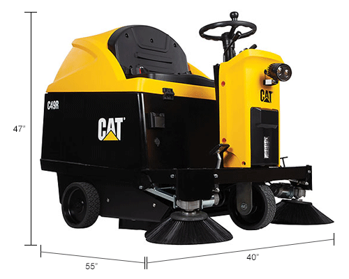 Cat® C49R Auto Ride-On Sweeper, 49" Cleaning Path | 641748 ...