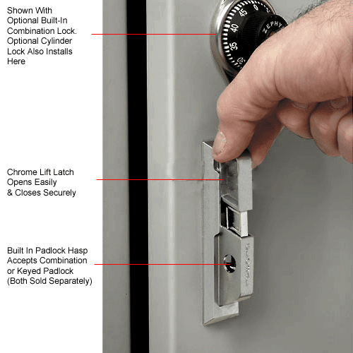 Global Industrial™ Paramount® 2-Tier 6 Door Locker, 12"Wx12"Dx36"H ...