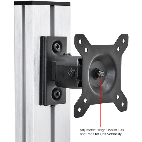 Global Industrial™ Mobile Height Adjustable Desktop Computer ...