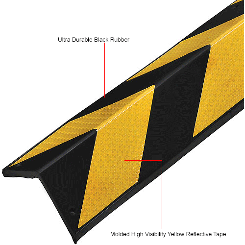 Safety Guards & Protectors | Corner Guards | Global Industrial™ Rubber ...