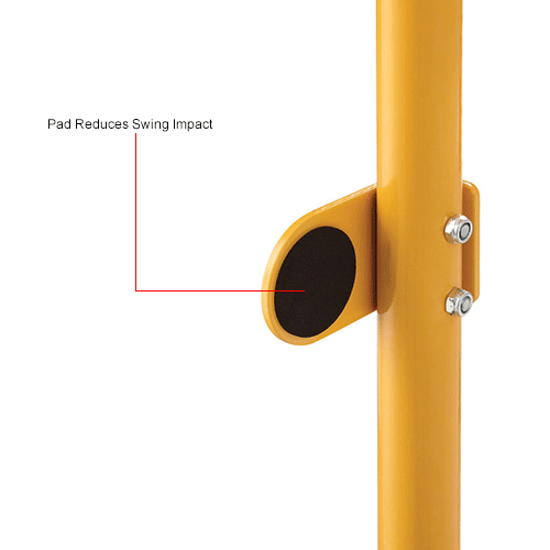 Global Industrial™ Universal Spring-Loaded Safety Swing Gate, 24” - 40 ...