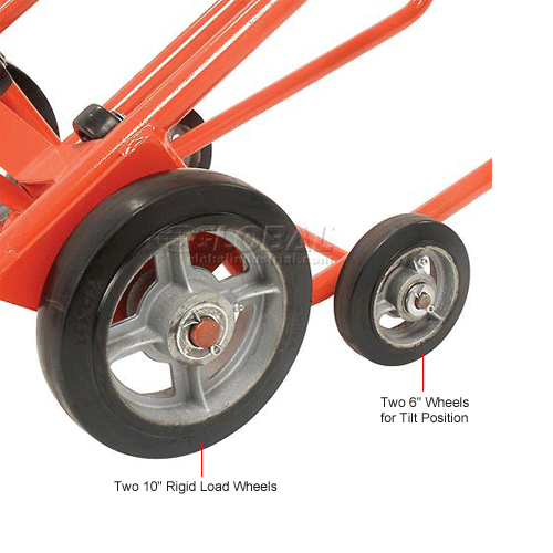 Wesco® 4-Wheel Dispensing Drum Truck 240005 for 30 & 55 Gal Steel Drums ...