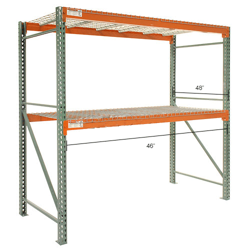 Global Industrial™ Pallet Rack Wire Decking, 46"W x 48"D, 2500 Lb ...