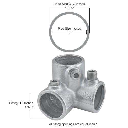 Global Industrial™ Pipe Fitting - Side Outlet Elbow 1" Dia. | 798722 ...