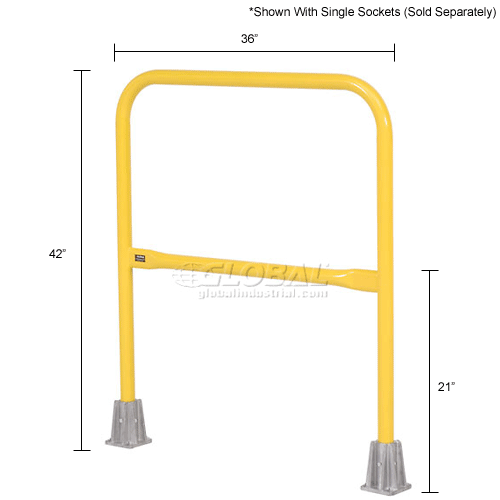 Global Industrial™ 36"L Safety Railing | 940370 - GLOBALindustrial.ca