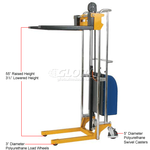 Wesco® Value Lift Powered Stacker 273203 880 Lb. Cap. 47" Lift | 985090 ...