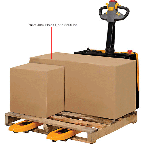 Global Industrial™ Self-Propelled Electric Pallet Jack Truck, 3300 Lb ...