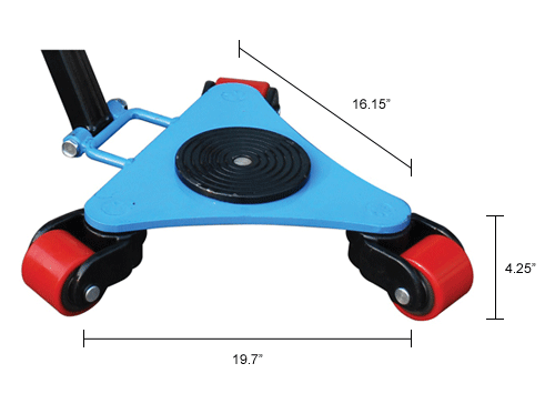 Rotating Multidirectional Machine Dolly 4400 Lb. Cap. | 988486 ...