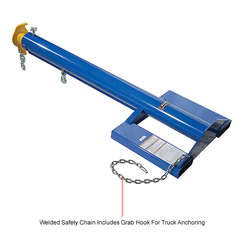 Global Industrial™ Forklift Telescoping Jib Boom Crane, 86-1/4"L-153-3/ ...