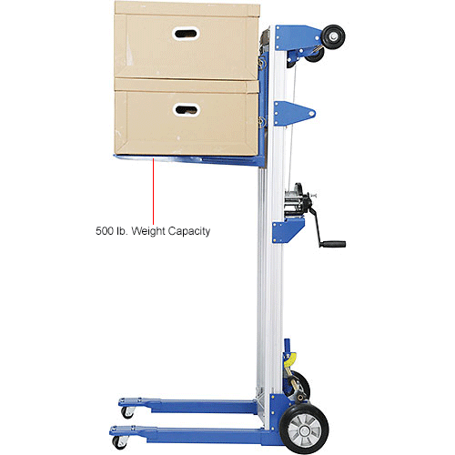 Global Industrial™ Lightweight Hand Operated Lift Truck, 500 Lb ...