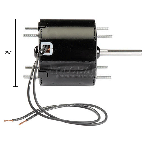 Fasco D132, 3.3" Shaded Pole Open Motor - 115 Volts 1500 RPM | B186686 ...