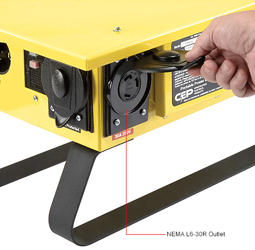 CE 6506UGSX, 50A Temporary Power Box, U-Ground | B2043982 ...