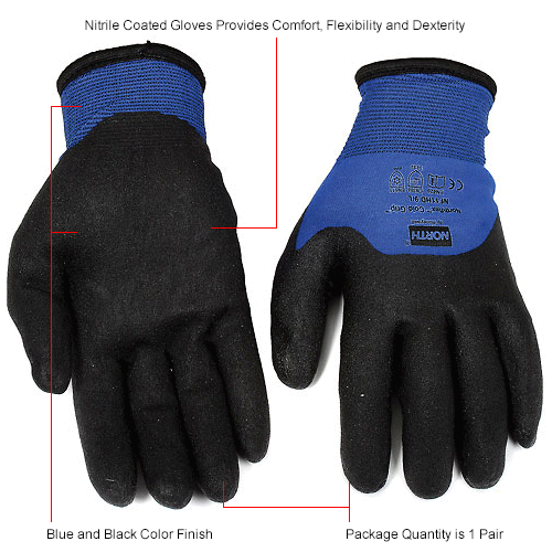 North® Flex Cold Grip™ Insulated Gloves, NF11HD/9L, 1-Pair | B309296 ...