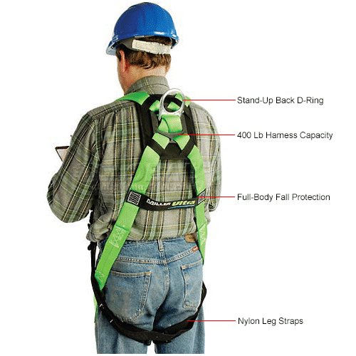 Miller DuraFlex Python® Ultra Harnesses, P950QC/UGN | B312993 ...