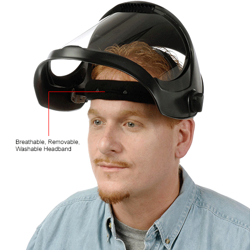 Uvex Bionic™ Face Shield W/ Suspension & Anti-Fog/Hardcoat Visor ...