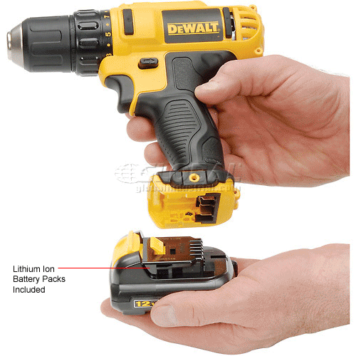 DeWALT DCD710S2 12V MAX 3/8" Drill/Driver Kit | B435127 - GLOBALindustrial.ca