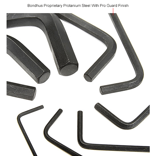 Bondhus 14130 Hex Key Triple Pack SAE, Metric W/ FREE Fold-Up Set ...