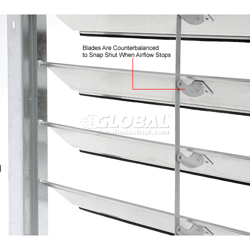 Low Velocity Exhaust Shutter 24" - 502-STD-24 | B484670 ...