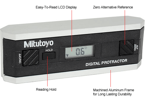 Mitutoyo 950-318 Digital Protractor | B611735 - GLOBALindustrial.ca