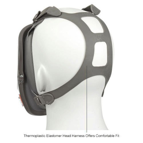 3M™ Reusable Respirator, Full Facepiece, Medium, 6800, 1 Each | B722192 ...