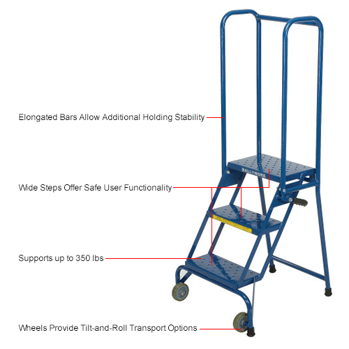 3 Step Modified Lock-N-Stock Folding Ladder - LS32410 | B935639 ...