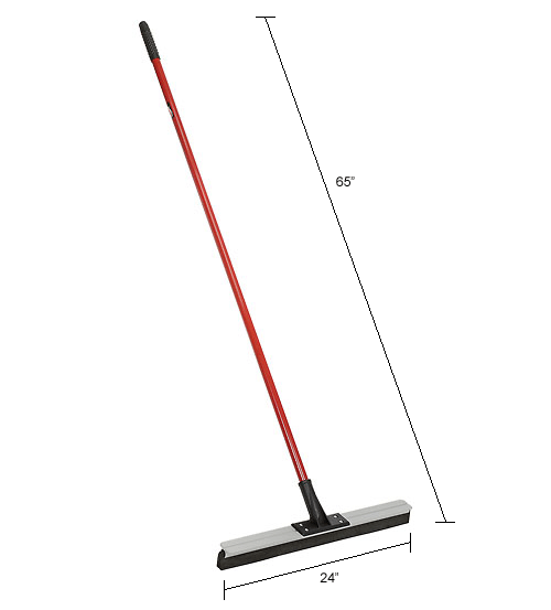 Libman Commercial Standard Duty Straight Flex Blade Floor Squeegee ...