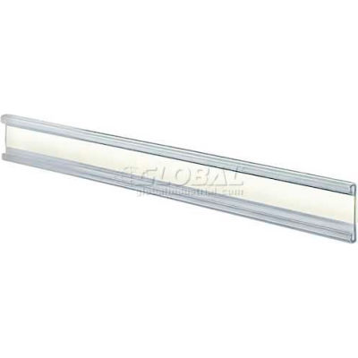 Global Approved 199601 Adhesive-Back C-Channel Nameplate, 6" x 1 ...