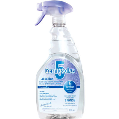 Germosolve 5 Disinfectant Cleaner & Deodorizer, 946 ml, Natural, 12 ...