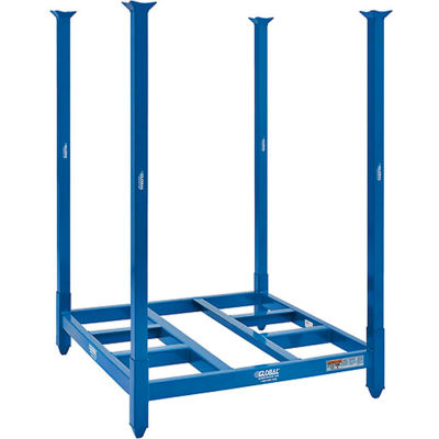 Global Industrial™ Portable Stack Rack, 48"W x 48"D x 68.8"H | 272151 ...