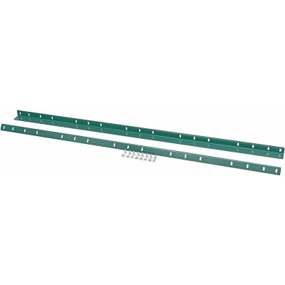Global Industrial™ 5' Guide Rail Kit for Roller Conveyors, 2"H, 12 ...