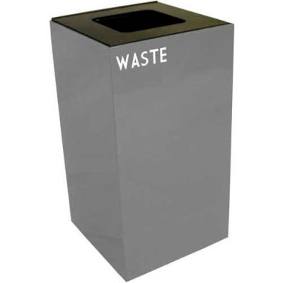 Witt Industries Trash Can, 28 Gallon, Gray | 240627GY - GLOBALindustrial.ca