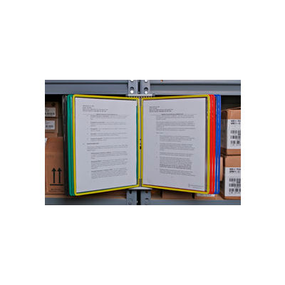 Tarifold® Magnetic Wall Unit Starter Set, 10 Assorted Color Pockets ...