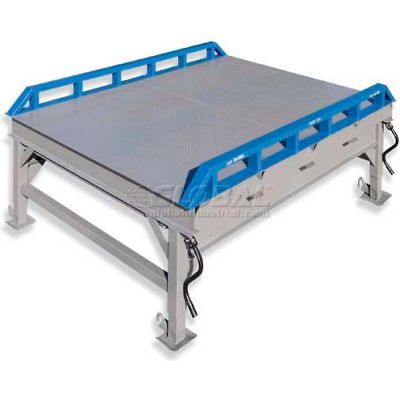 Bluff® 20SP88-FL Portable Steel Platform Loading Dock 8 x 8 20,000 Lb ...