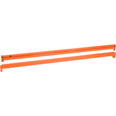 Interlake Mecalux Pallet Rack Tear Drop Beam Pair 120"L - 5575 Lbs Cap ...