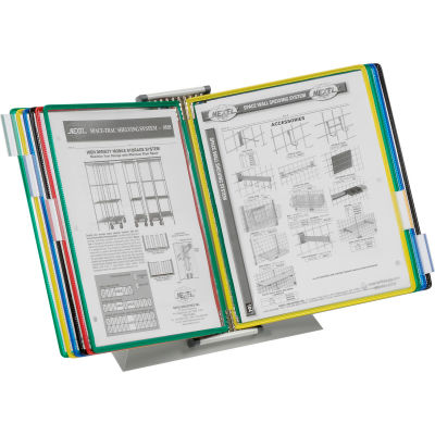 Tarifold® Desktop Organizer Starter Set, 10 Assorted Color Pockets ...