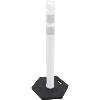 Global Industrial™ Portable Reflective Delineator Post with Hexagonal ...
