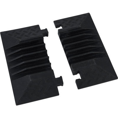 End Cap for Global Industrial™ 5-Channel Industrial Cable Protectors ...