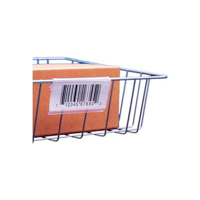 Label Holder, Wire Basket/Display, Clear 6" (25 pcs/pkg) | B245637 ...
