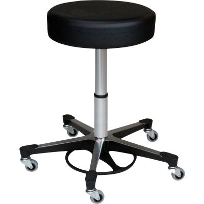Blickman 1205 Foot Operated Exam Stool W/O Back W/5 Leg Aluminum Base ...
