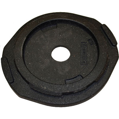 Cortina Traffic Barrel Drum Base, 30 Lb., Recycled Rubber Base, Round ...