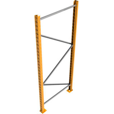 Cresswell Pallet Rack Bolted Upright Frame 42"D X 192"H, Assembled ...
