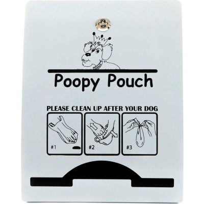 Poopy Pouch Express Pet Waste Bag Dispenser for Rolled Bags, Metallic ...