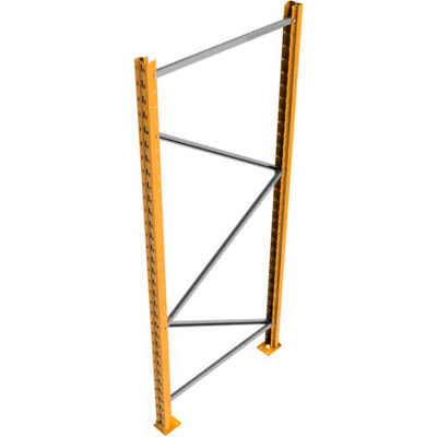 Cresswell Pallet Rack Bolted Upright Frame 42"D X 144"H, Assembled ...