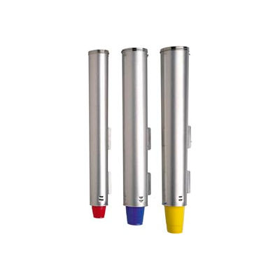 Dispense-Rite® Surface-Mount, Spring-Loaded Cup Dispenser - 14 to 24 oz ...