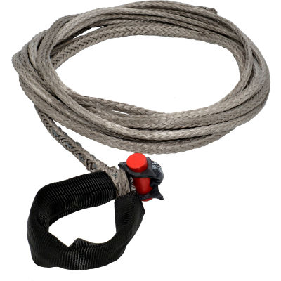 LockJaw® Synthetic Winch Line Extension w/ Integrated Shackle, 1/4" Dia ...