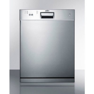 Summit-Dishwasher, Energy Star, 12 Place Settings, 23-1/2"W x 22-1/2"D ...