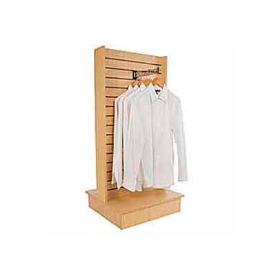 2-Way Slatwall Merchandiser 25-1/2"W x 24"D x 54"H - Maple | B387648 ...