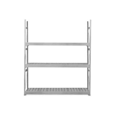 Equipto V-Grip 3 Level, Bulk Storage Rack, Steel Deck, Add On, 60"W x ...