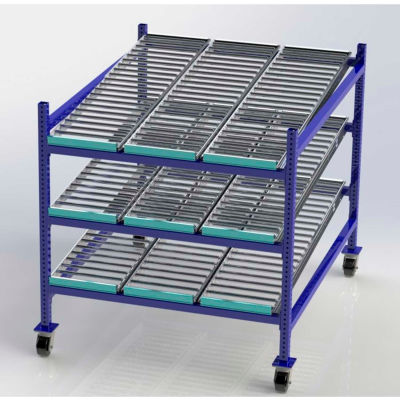 UNEX FCM99SR48603 Flow Cell Mobile Gravity Rack 48"W x 60"D x 54"H ...