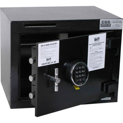 Cennox Deposit Slot Safe B1519S-FK1 19"W x 15"D x 15"H Electronic Lock ...